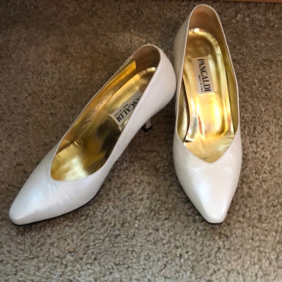 Pancaldi | Shoes | Vintage Pancaldi Made In Italy Pointed Toe Kitten ...